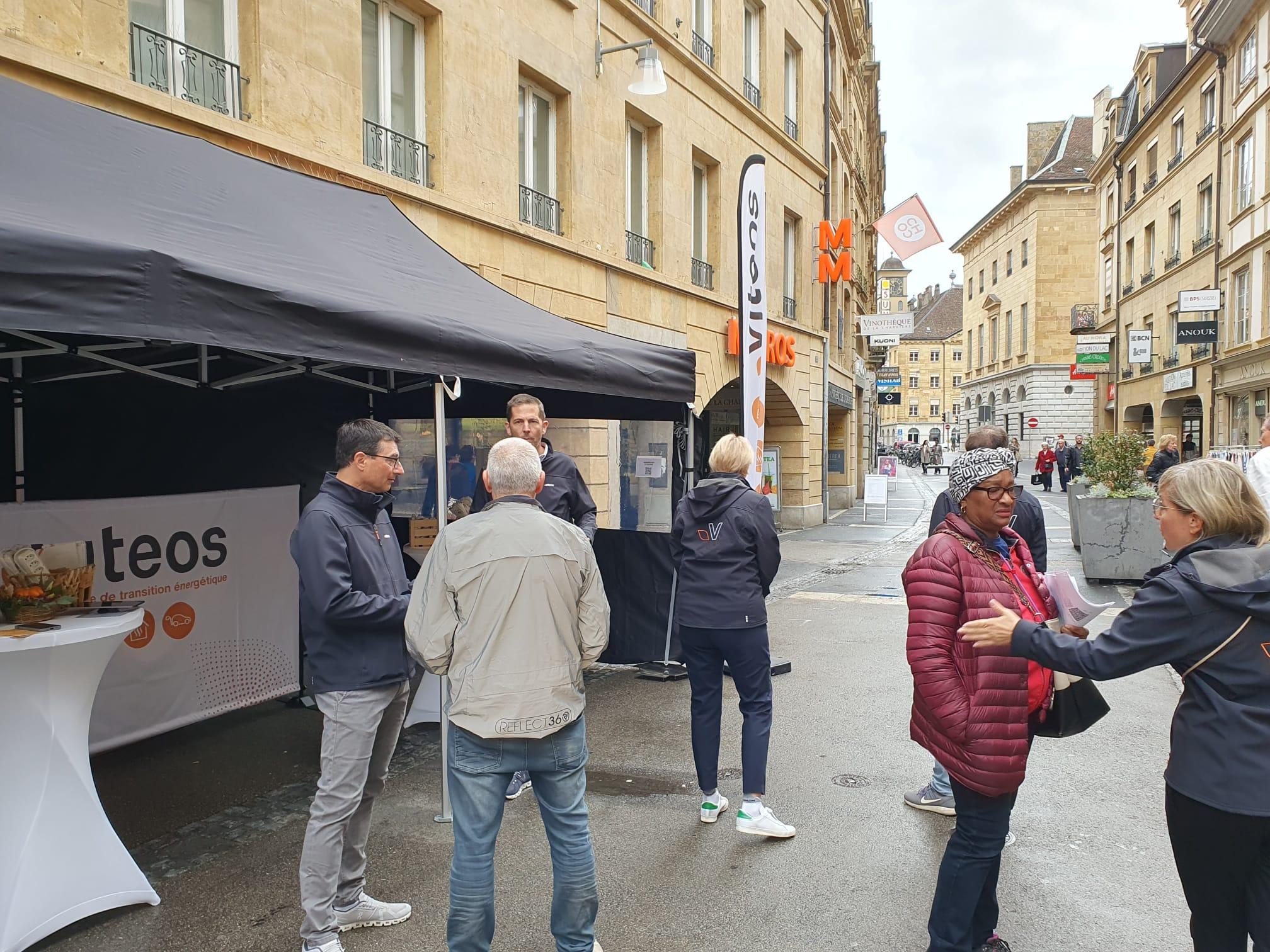 Viteos présente aux marchés de Neuchâtel et La Chaux-de-Fonds | Viteos